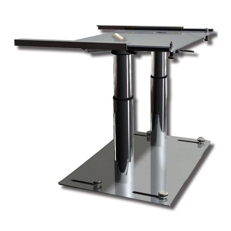 Telescopic table pedestal - SQUARE TWIN - Metalstyle Srl - sliding ...
