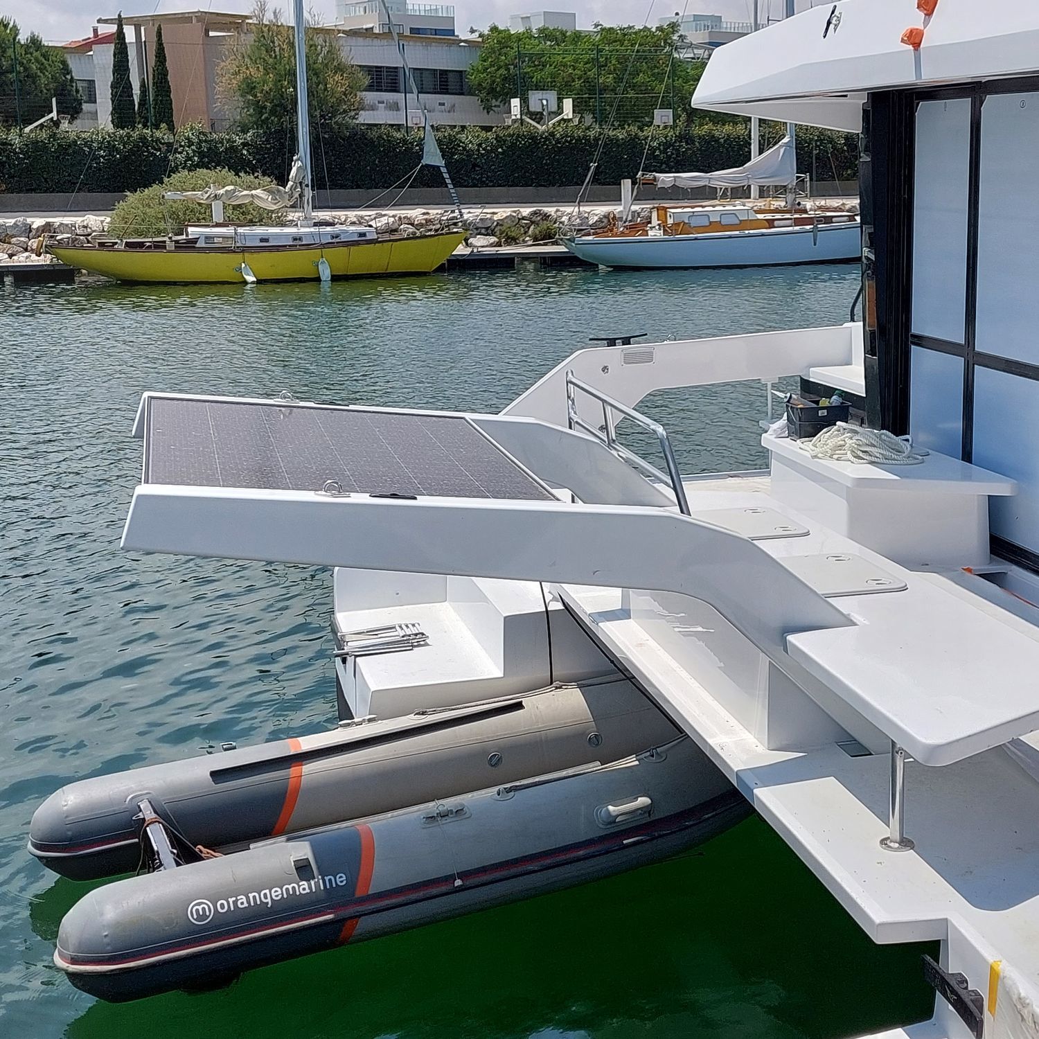 Boat davit - TENDERLIFT - for tenders / hydraulic / manual