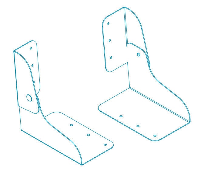 Boat hinge - 01.0811 - TR INOX - positioning / polished stainless steel