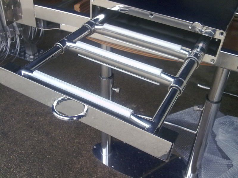 Boat ladder - 01.714 - TR INOX - retractable / swim / platform