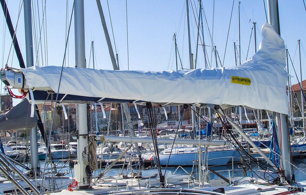 Sailboat protective cover - PVC - Orange Marine - mainsail