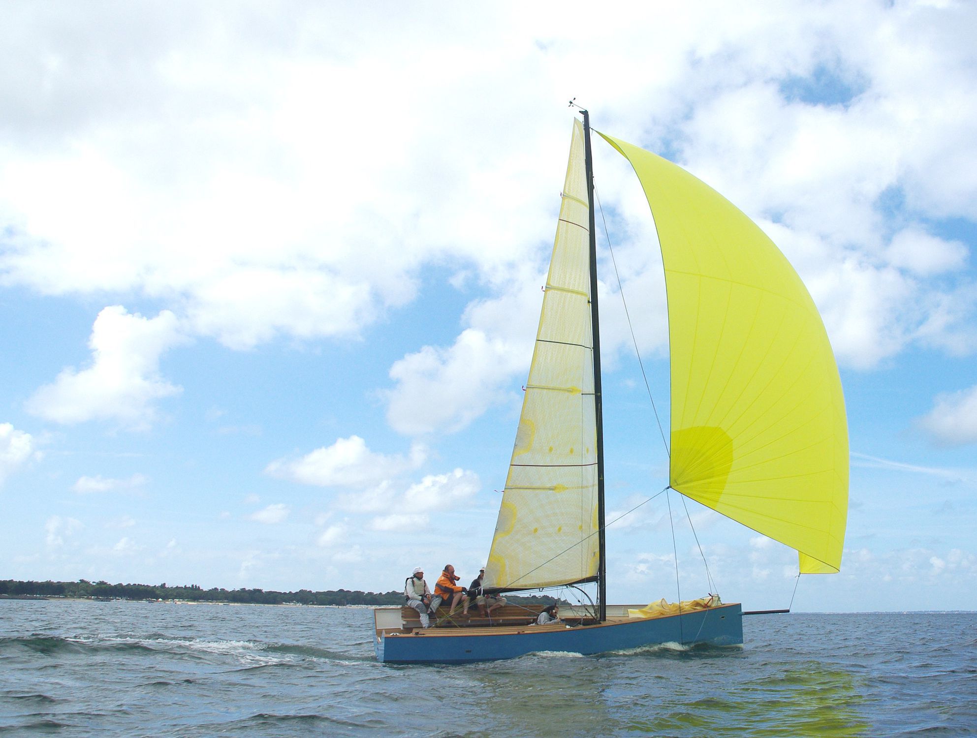 Dayboat sailboat - Tröll 26 - CHANTIER DES ILEAUX - open transom ...