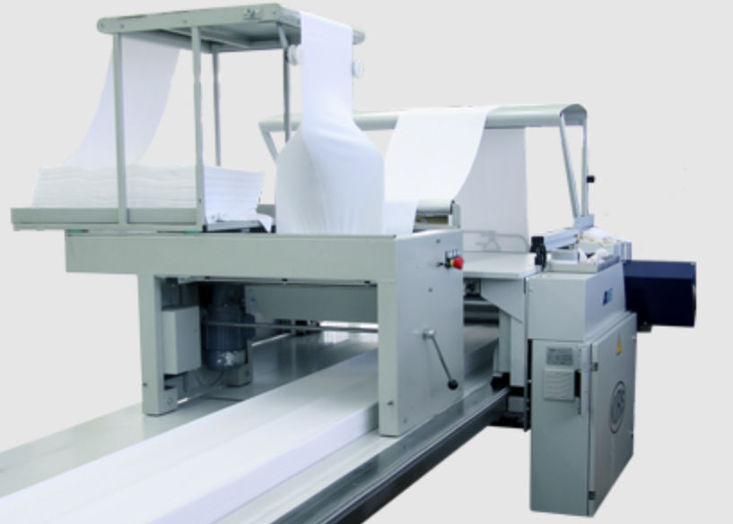 Spreading machine with cutting system - A16 - Kuris Spezialmaschinen