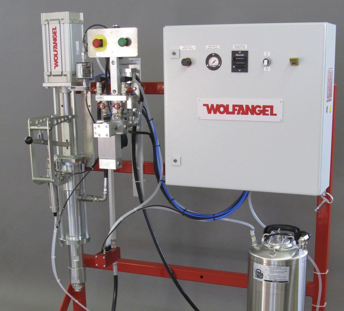 RTM injection machine - PNEUMATICALLY CONTROLLED - Wolfangel GmbH - for ...