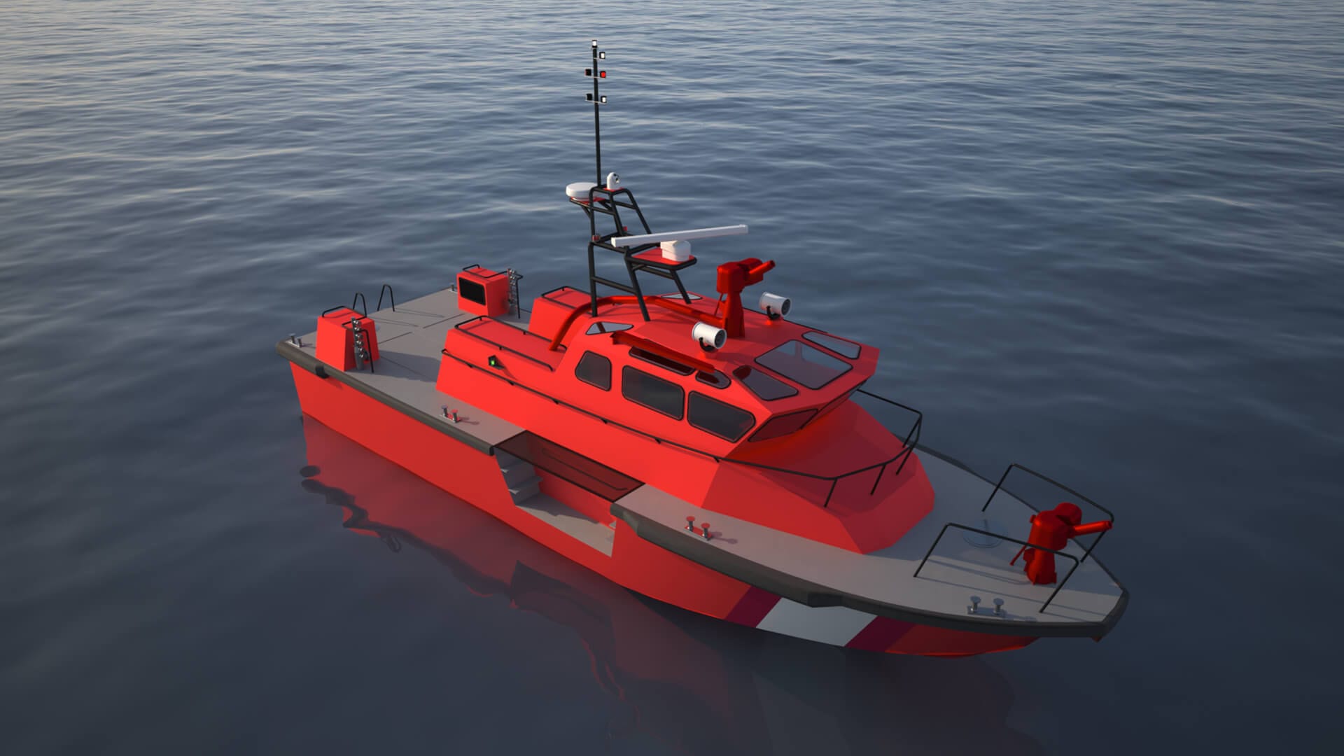 Fireboat - 20 FiFi - ARES Shipyard - inboard / aluminum