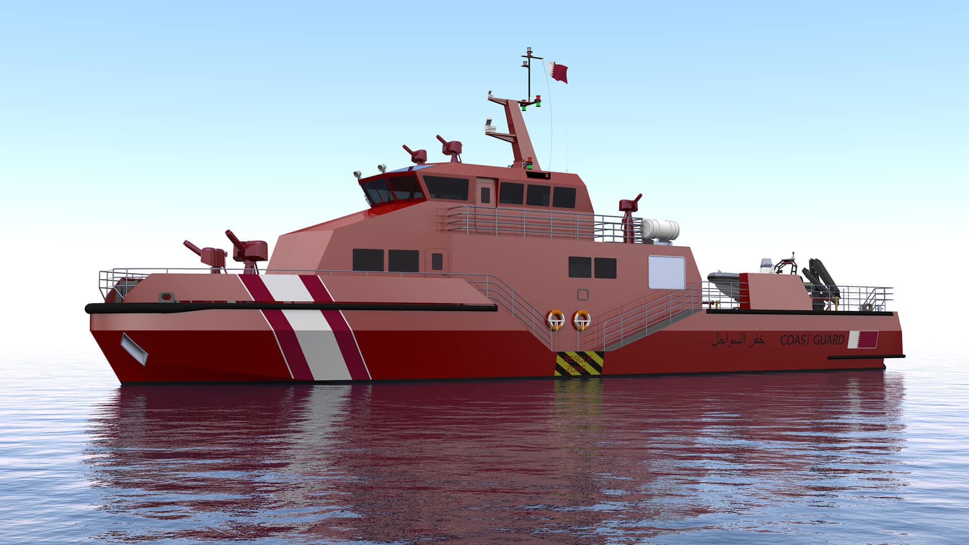 Aluminum rescue ship (SAR) - 35 FiFi - ARES Shipyard