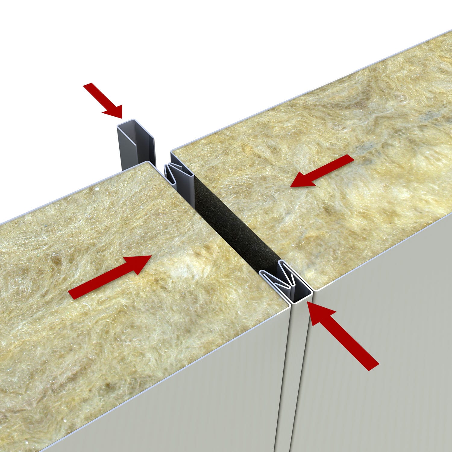 Ship partition wall sandwich panel - CLIP 100 A-60 - PANELFA S.L.U ...