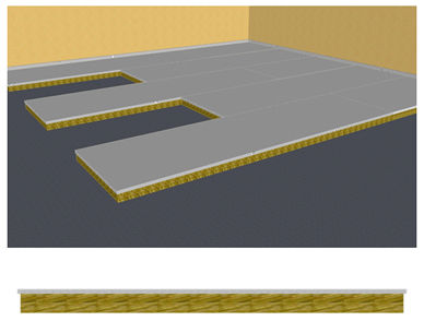 Soundproofing panel - CLASS A60 - PANELFA S.L.U - for ship floors ...