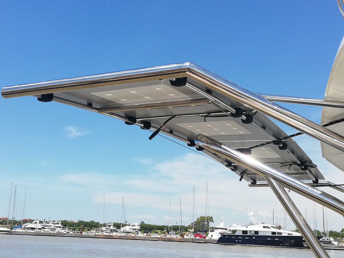 Boat solar panel bracket - SW000X series - assea