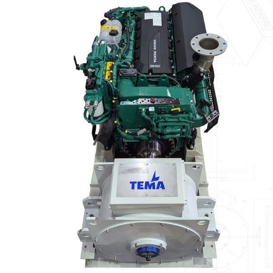 Variable speed generator set - HVO100 - TEMA - diesel / for boat / for ...