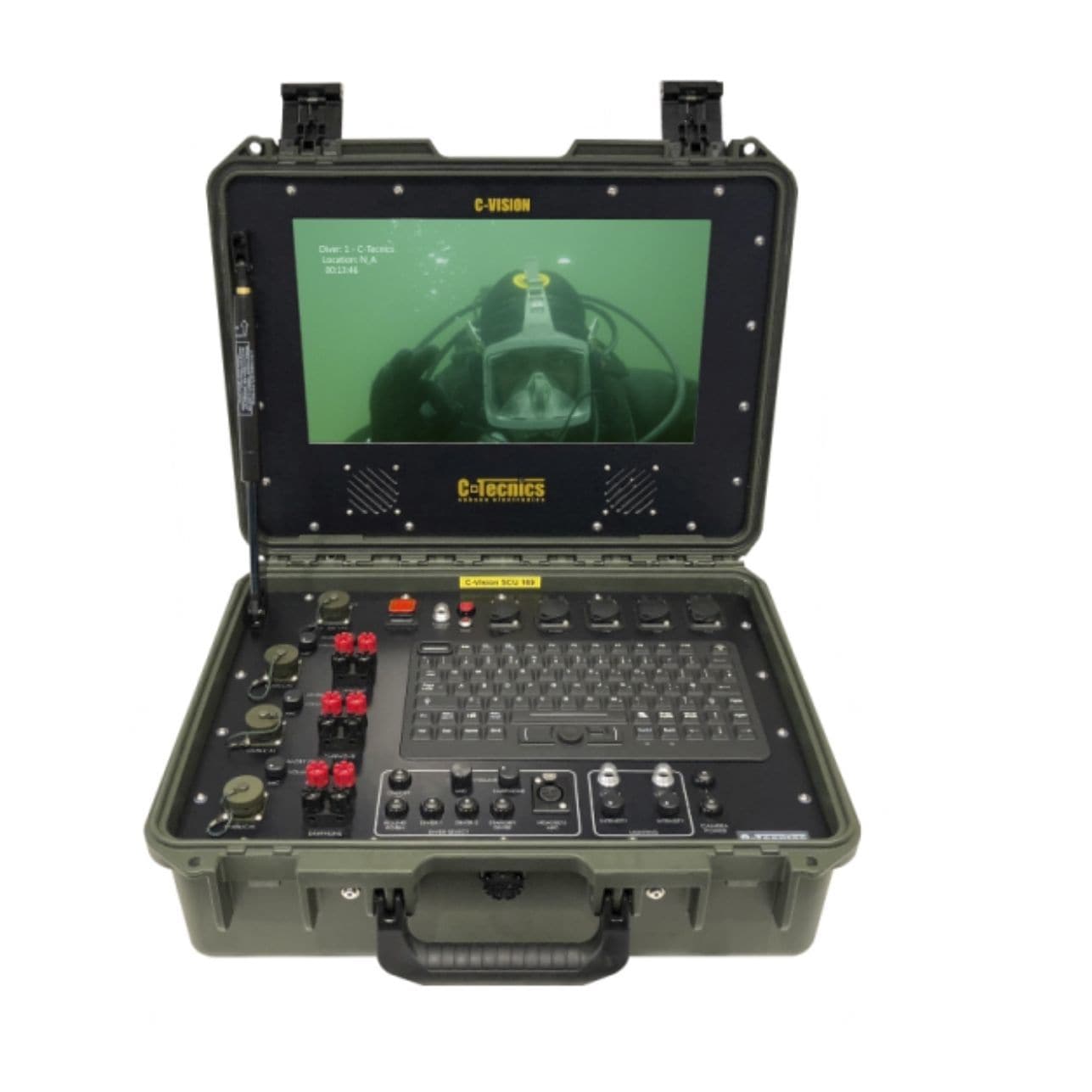 Camera control console - C-Vision Encrypt - C-Tecnics - for ROV