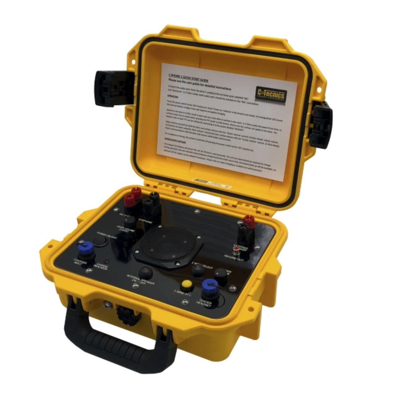 Professional diving communication system - C-Phone 1 - C-Tecnics