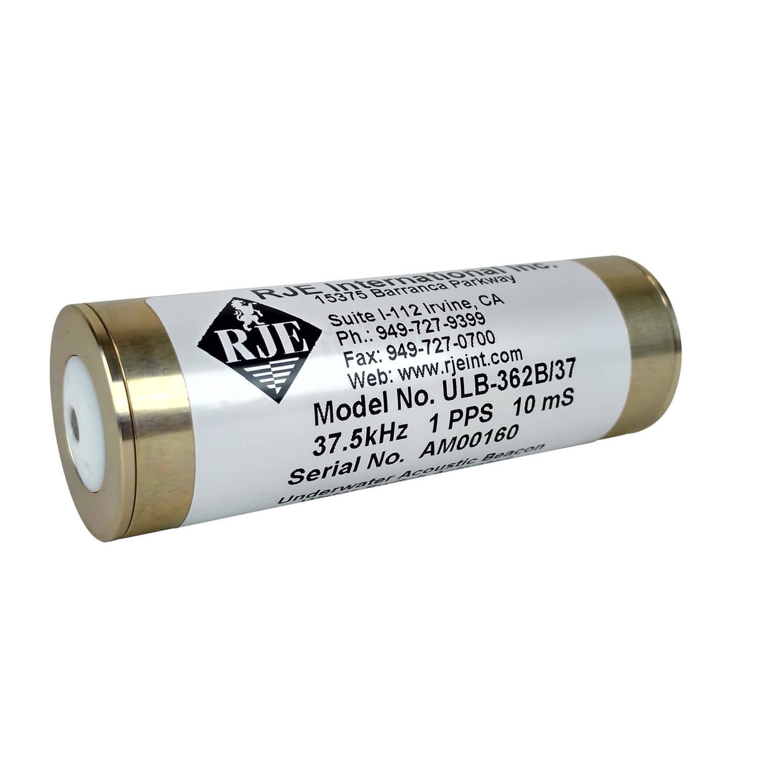 Acoustic underwater positioning beacon - ULB-362 - RJE International Inc.