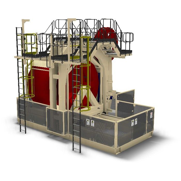 Ship winch - 18TE - SMD - towing / ROV umbilical cable / hydroelectric