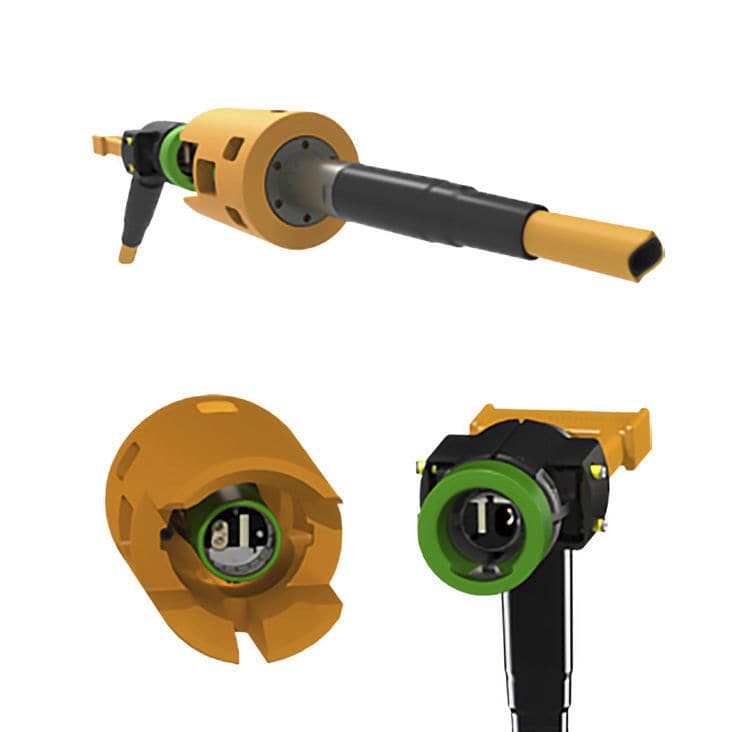 Electric connector - NRH - Teledyne D.G.O'Brien - ROV / 2 contacts / 4 ...