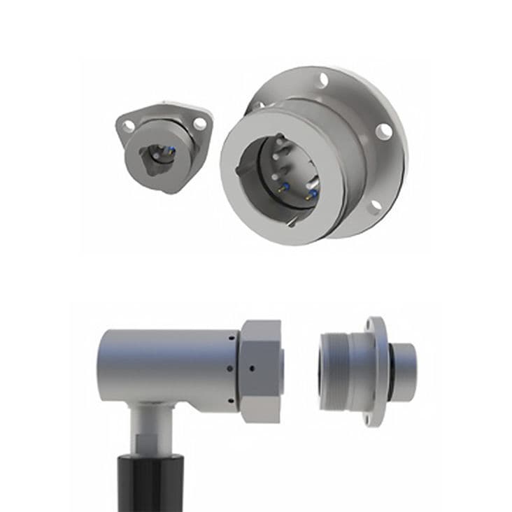 Electric connector - Teledyne D.G.O'Brien - underwater / 1 contact / 2 ...