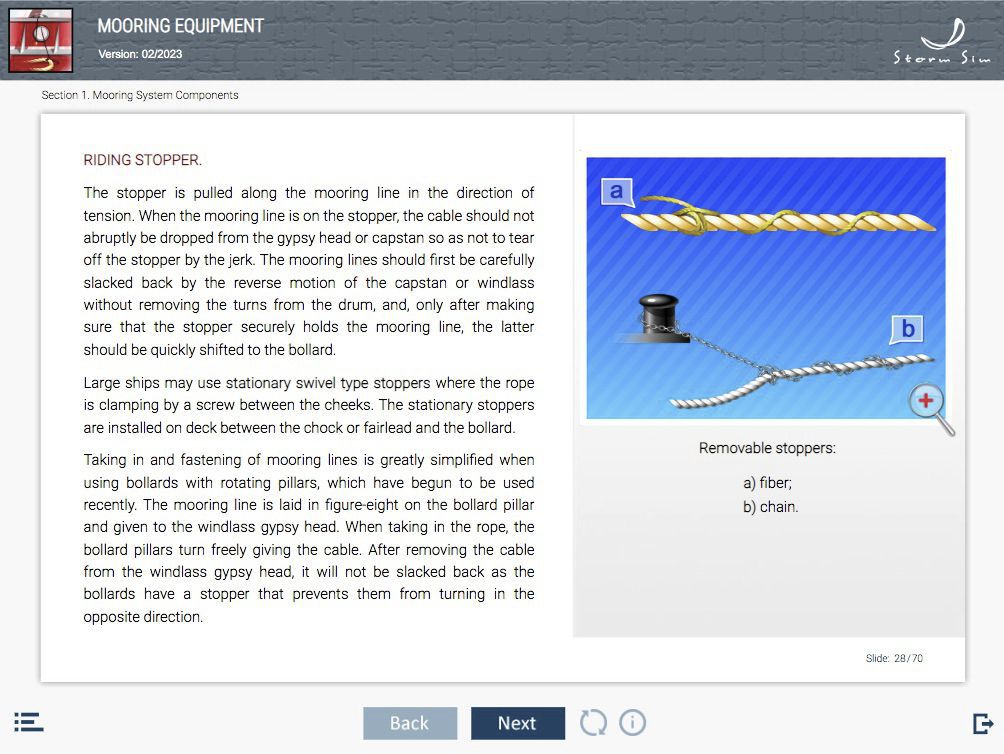 ELM software - Able Seafarer Deck - STORM SIM - training / for ships
