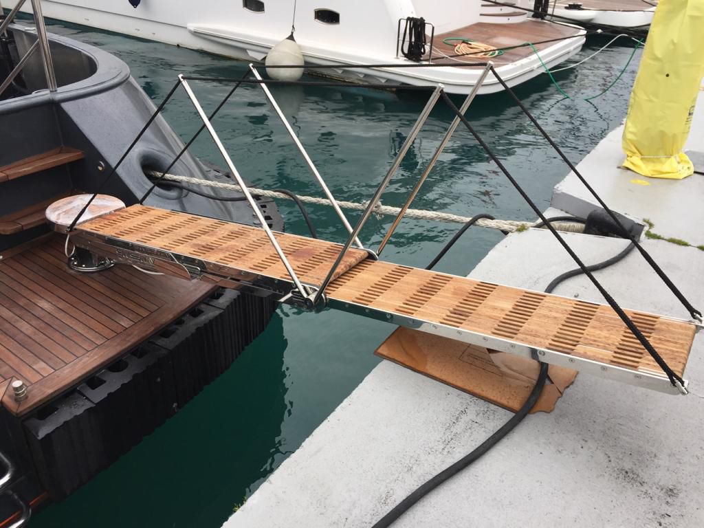 Boat gangway - Paradiso - Swissway Marine Holland bv - for yachts / for ...