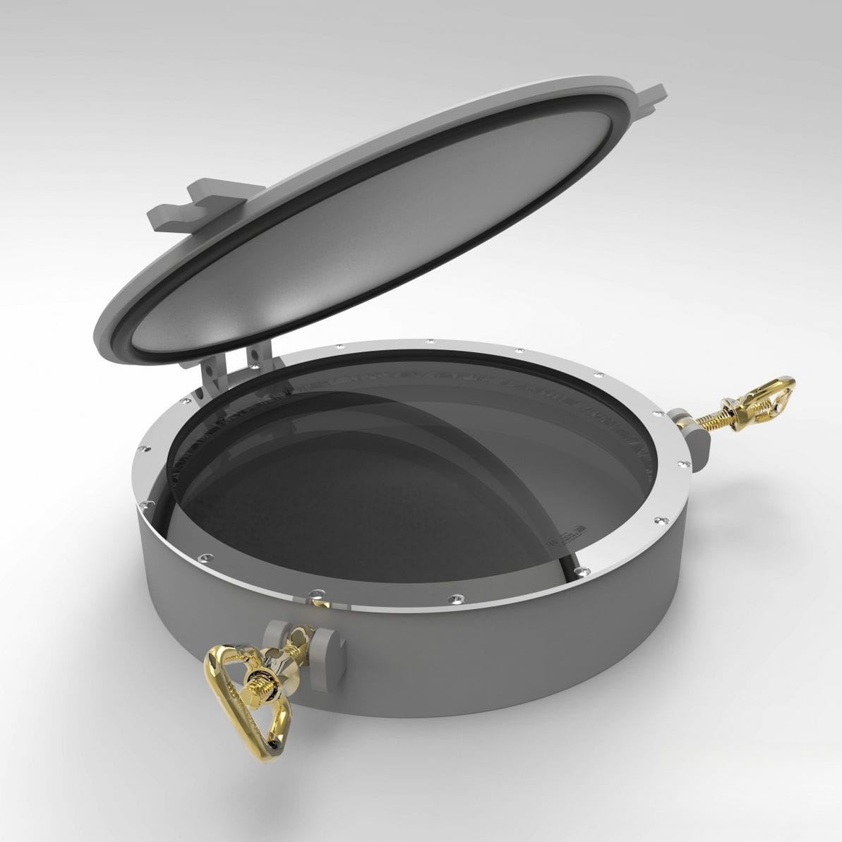 Round portlight - ALUMINYUM IS - SHIP WINDOWS AND SCUTTLES - for yachts ...