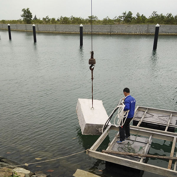 Concrete permanent mooring system - Goodocks Marine (Hong Kong) Co., Ltd.