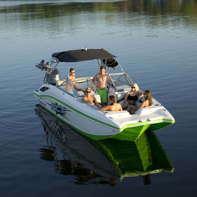Outboard deck boat - 250 OB SCX EXT - Starcraft - 13-person max.