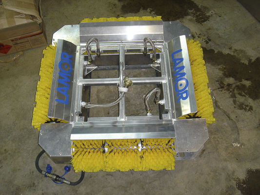 Weir oil skimmer - LBA-Q-series - LAMOR - multi-brush / circular