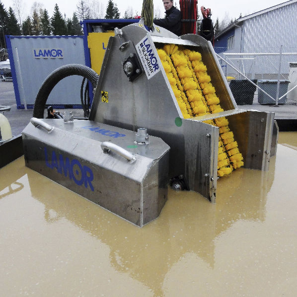 Multi-brush oil skimmer - Multimax 50 - LAMOR