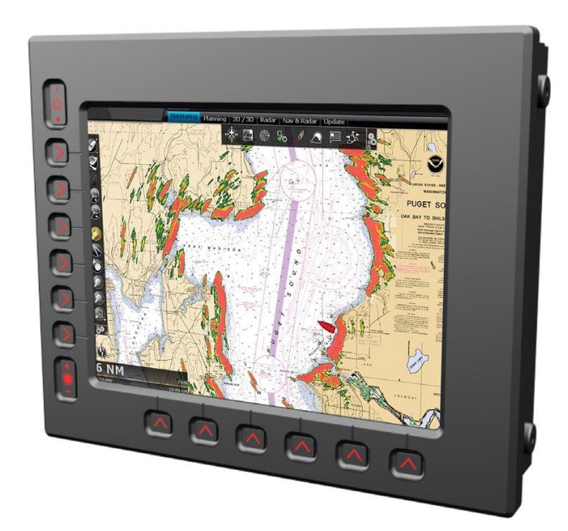 Marine display - Mil-Spec DU 12 - MarineNav Ltd. - PC / navigation system