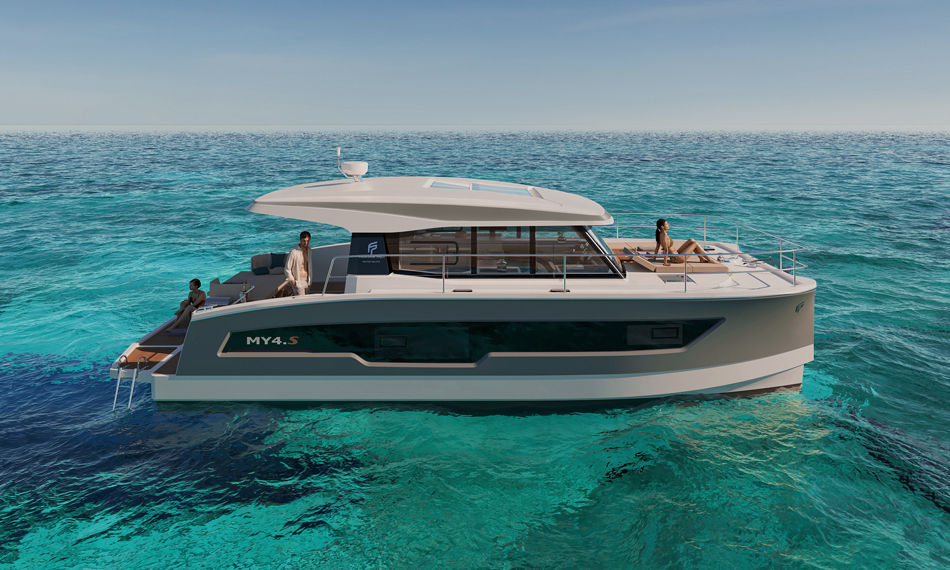 Catamaran express cruiser - MY4.S - Fountaine Pajot Motor Yachts ...