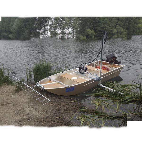 Pollution control boat - Barque dépollution - La Maltière - Alu Speed ...