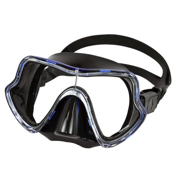 Single-lens dive mask - MK-600 (BLACK) - Aquatec