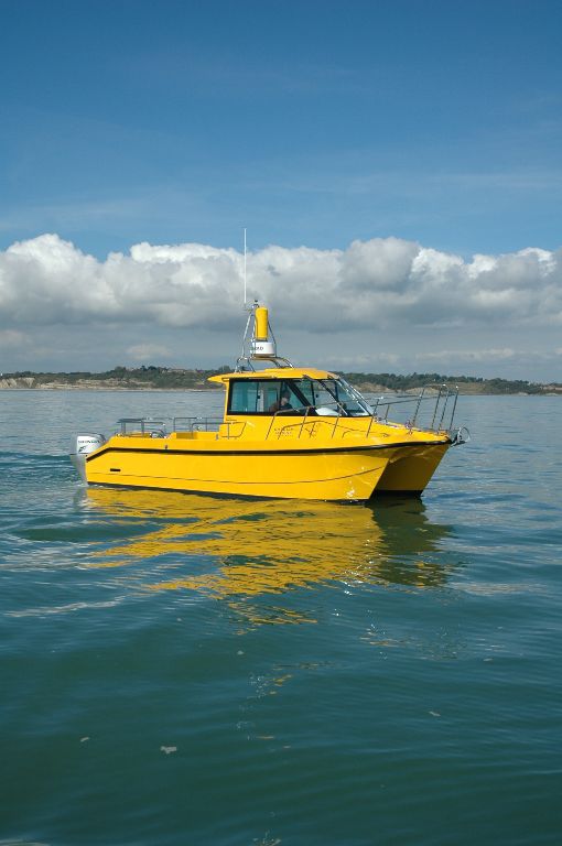 Catamaran cruising fishing boat - Moonstone - Cheetah Marine - outboard ...