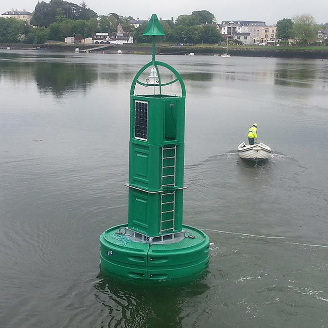 Signaling buoy - SG3000 - JFC Manufacturing Co - polyethylene / steel ...