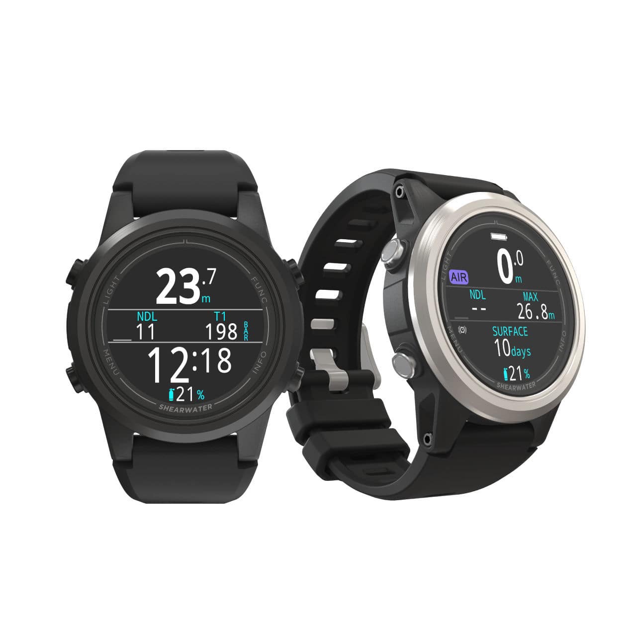 Wrist dive computer - TERN - Shearwater Research - air / nitrox / compass