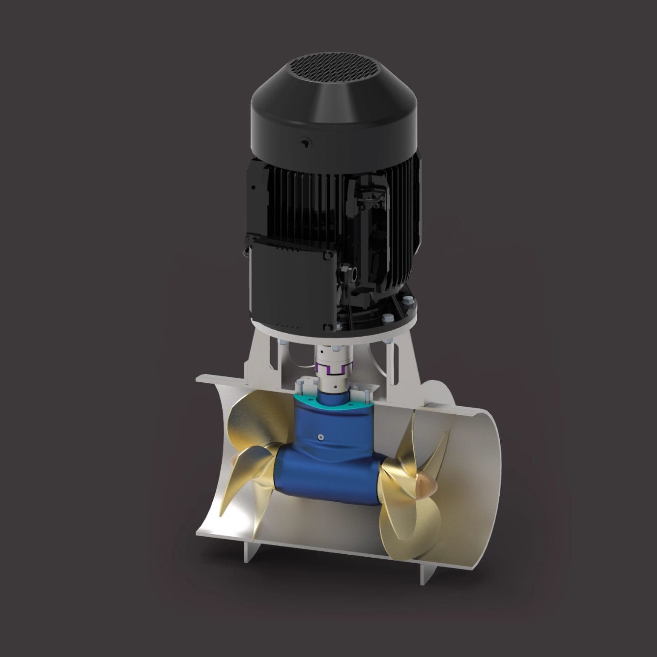 Bow thruster - CMT45CR - Current Motion - stern / tunnel type / for boat