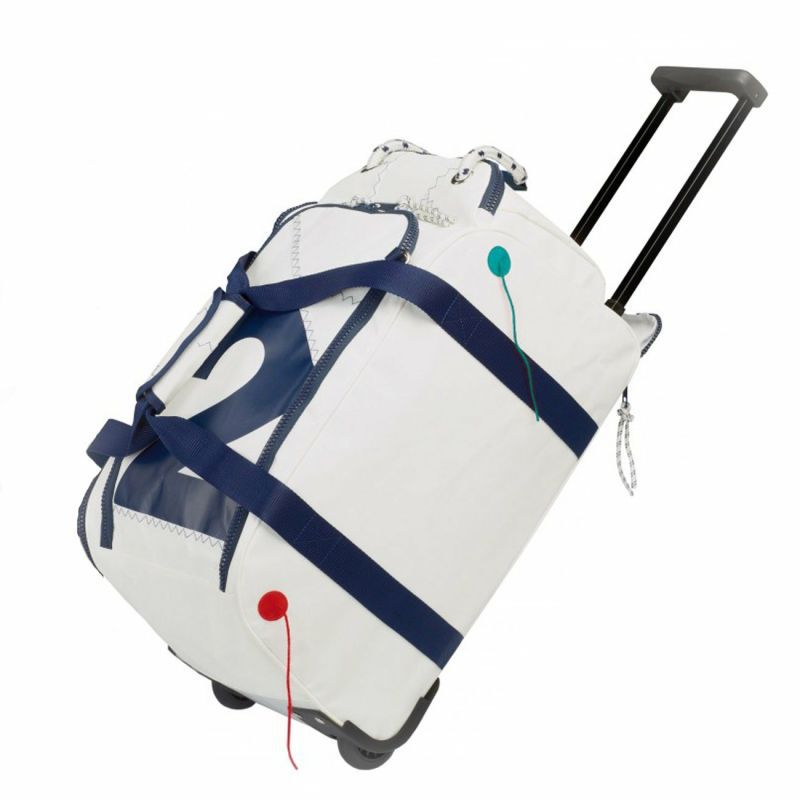 Boat travel bag - 30048 - Maritimia - blue / white / wheeled