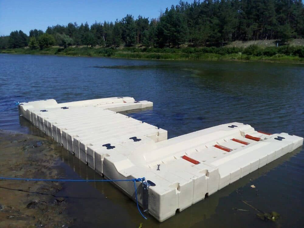 Floating dock - Plasti-Co Ltd - modular / mooring / for jet-skis