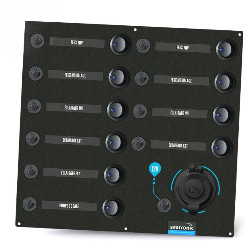 Boat switch panel - ETA10AC - seatronic - lighting / LED