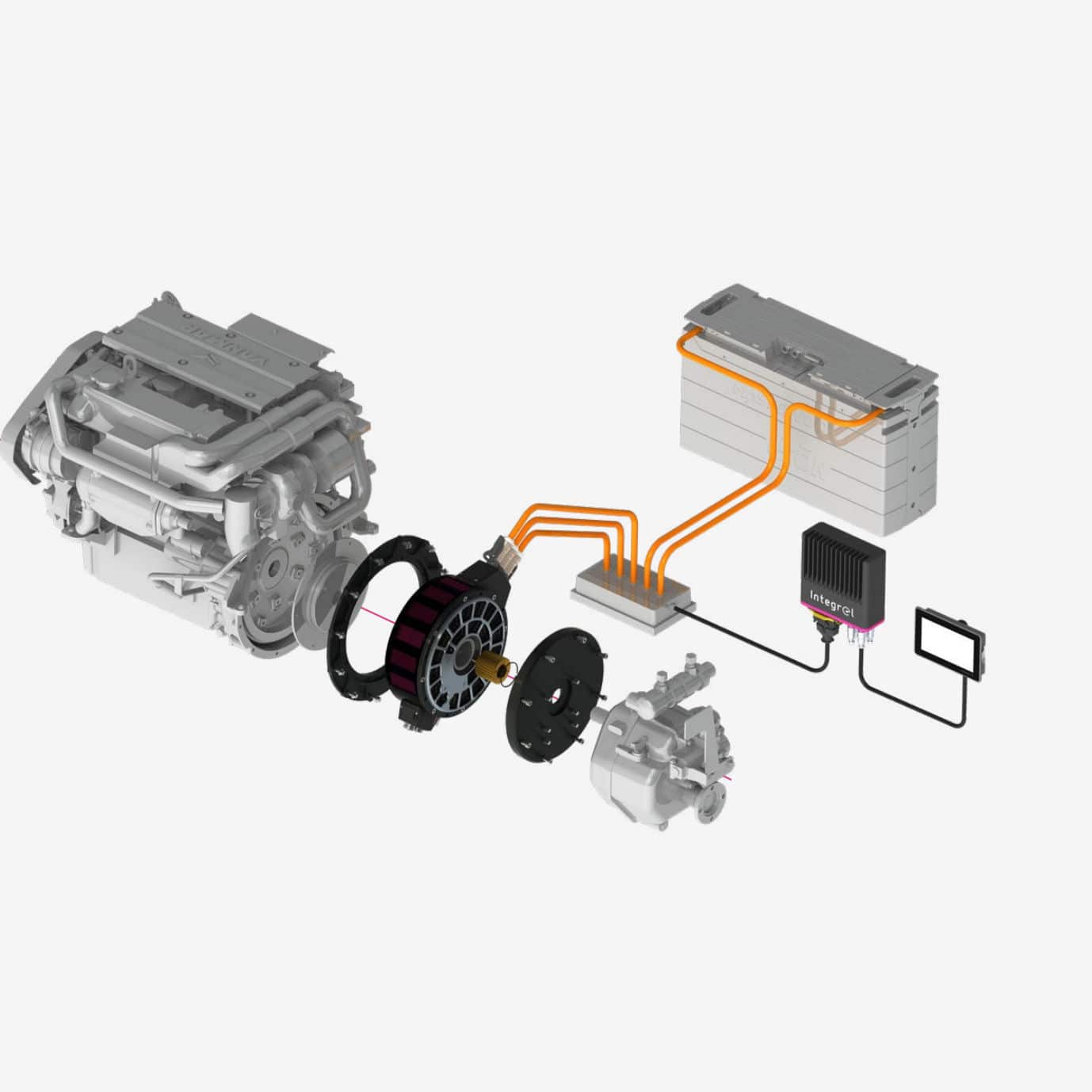 Boat electric generator - E-DRIVE - Integrel solutions - for sailboats