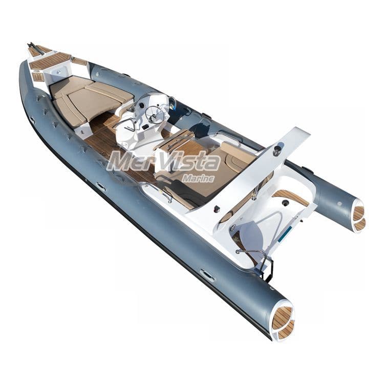 Outboard inflatable boat - 760C - MerVista Boat - twin-engine / RIB / open