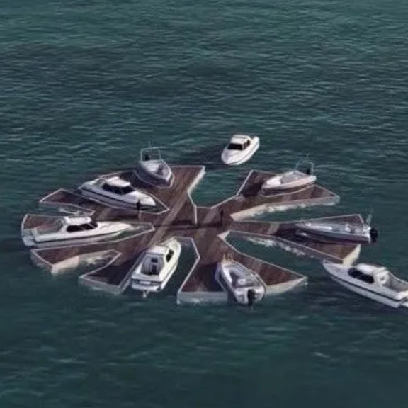 Floating dock - MOORING C - SEAFLOATECH - mooring / for marinas / for boats