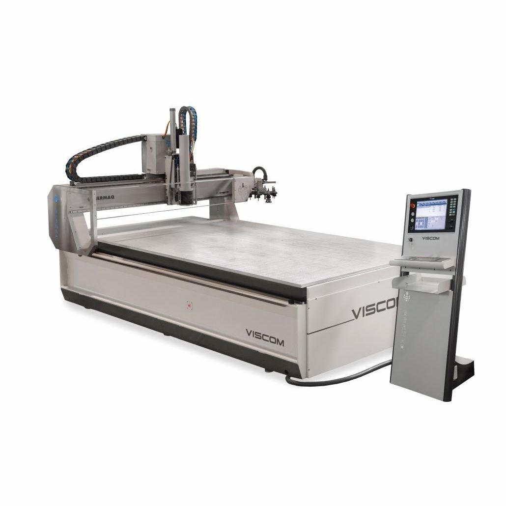 CNC machining center - VISCOM - BERMAQ - numerical control / 3-axis / vertical