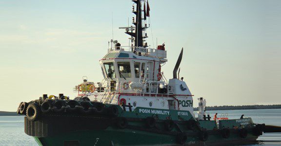 Push tug - SMAV - ST Engineering - inboard / unmanned surface vehicle