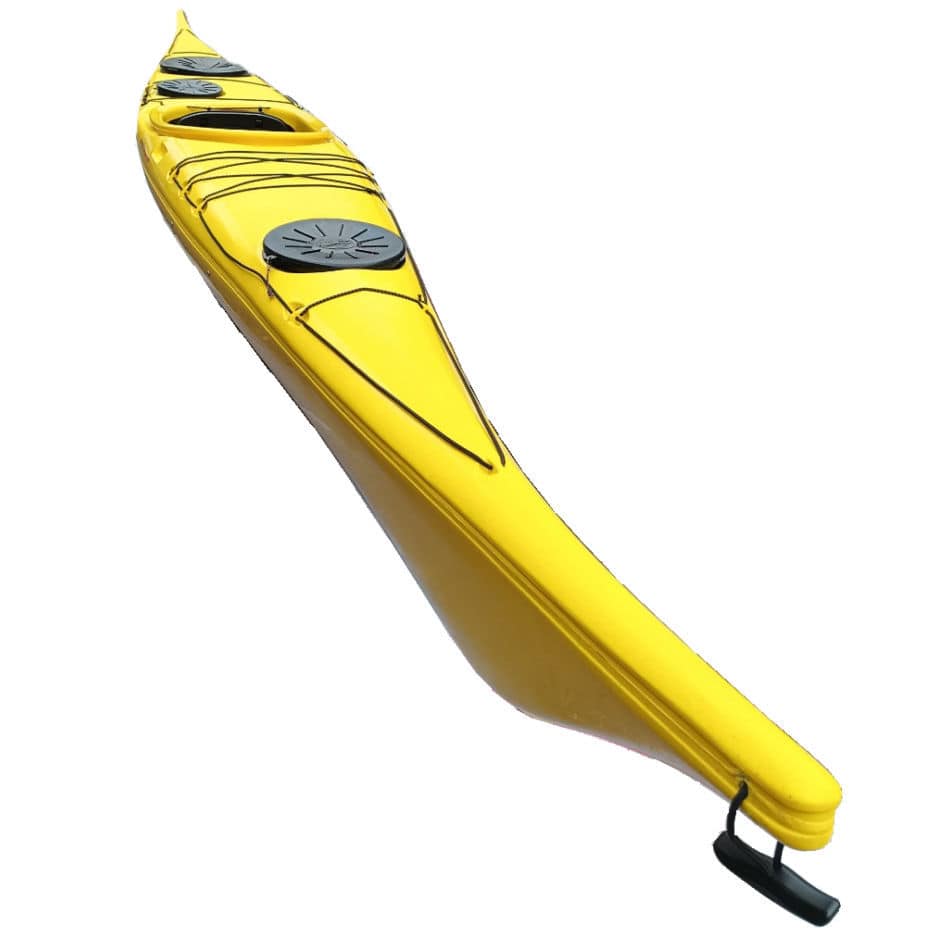 Adult kayak - Sirocco - Arctic water sport - solo / polyethylene / yellow