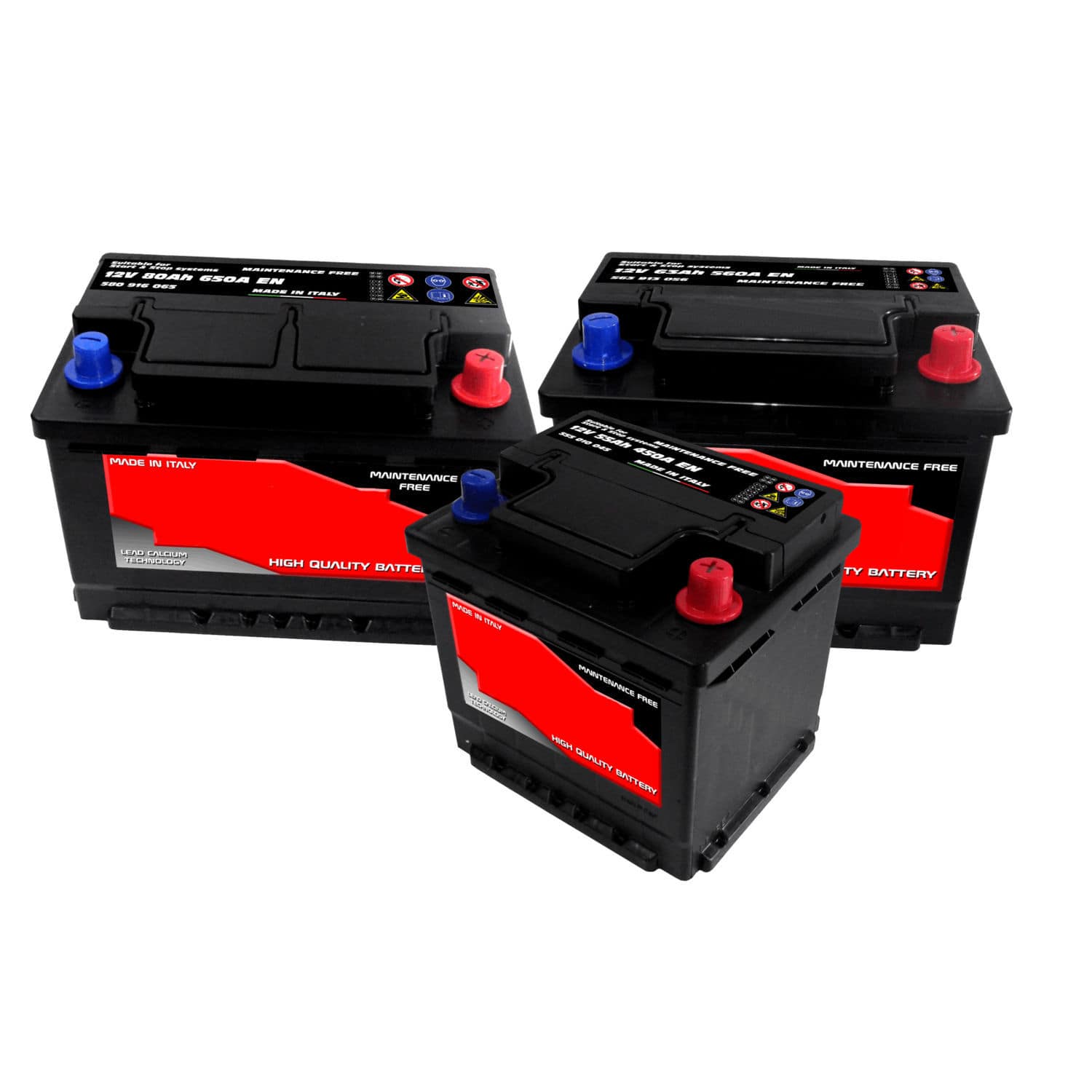 Electric motor battery - AVS SERIES - ENERPOWER S.R.L. - 12 V / lead ...