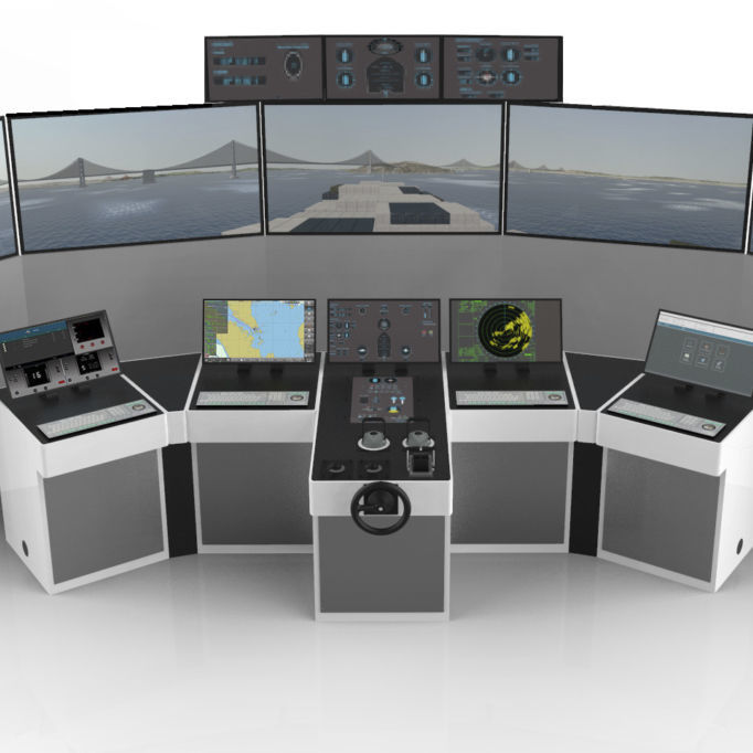 Navigation simulator - C-BridgeSim - Cal-Tek - training / ECDIS / GMDSS