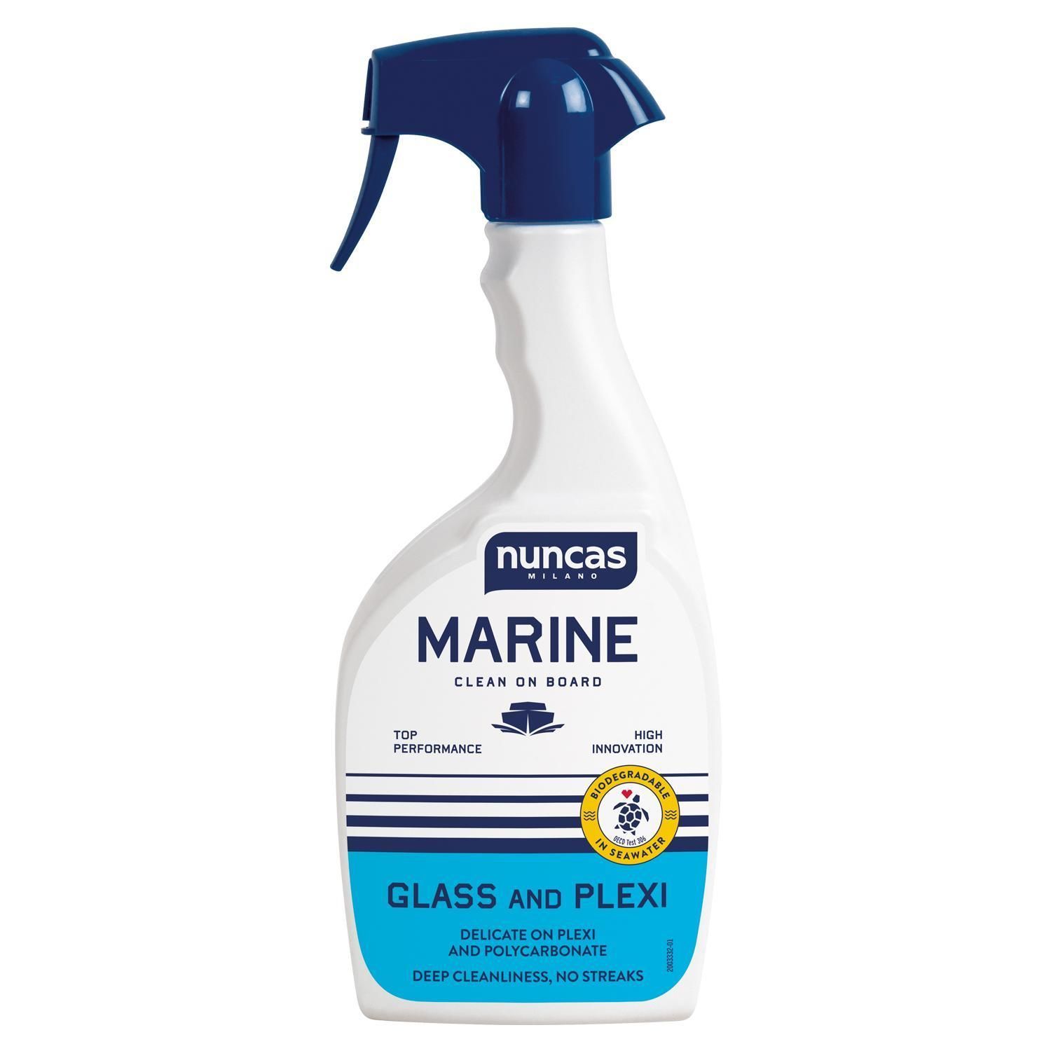 Glass cleaner - Marine Glass and Plexi Cleaner - 500ml - Nuncas Italia ...