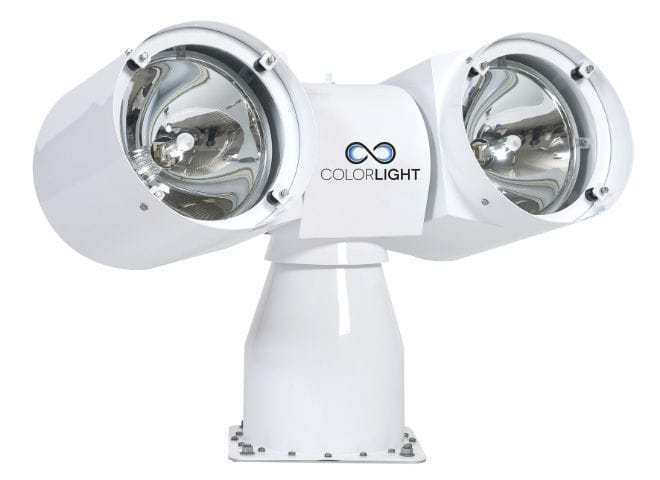 Search floodlight - CL20 series - Color Light AB - for ships / halogen