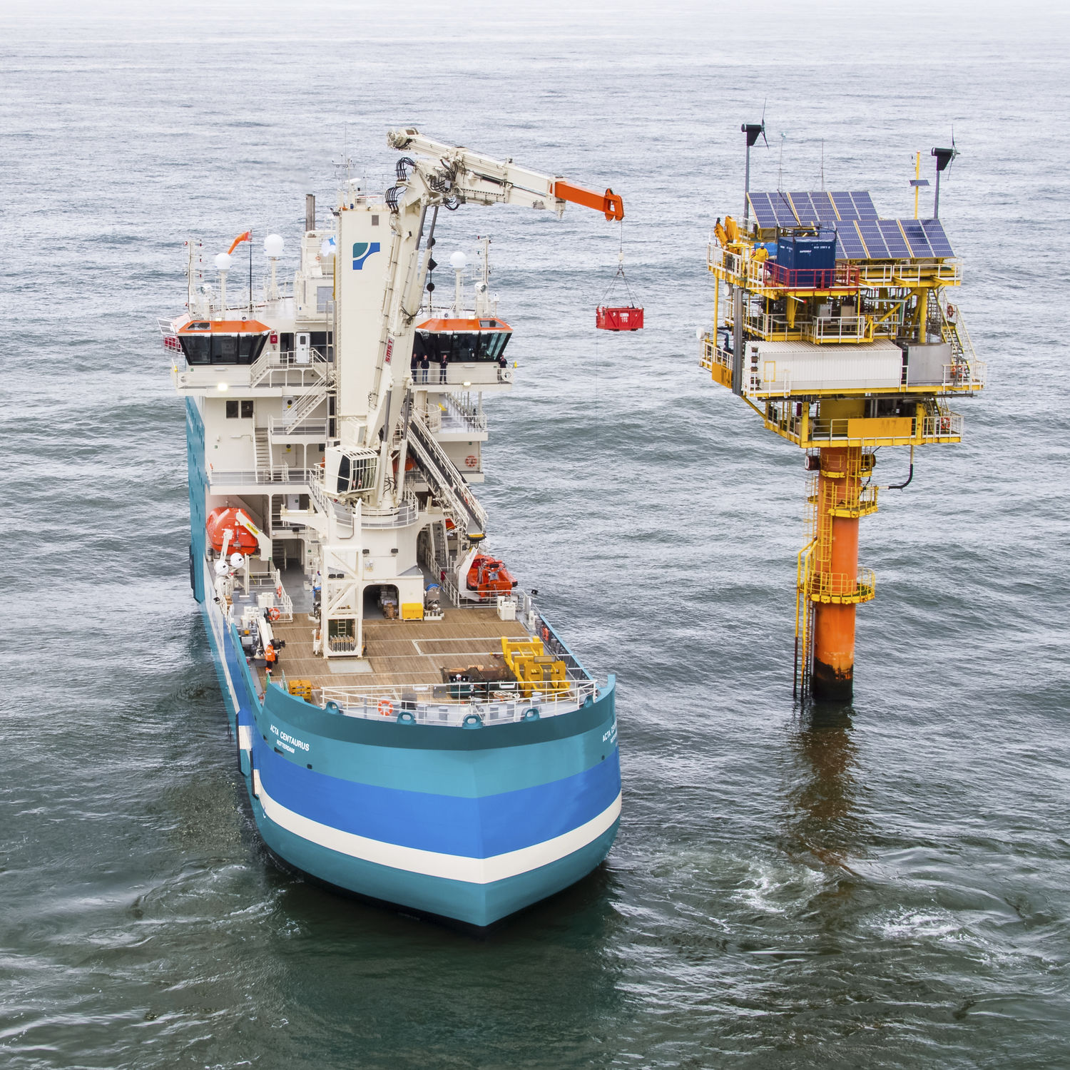 Offshore crane - 3D - SMST Designers & Constructors BV - for ships ...
