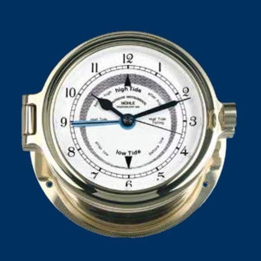 Tide indicator clock - MS-51-03-140-ME - Mühle-Glashütte GmbH nautische ...